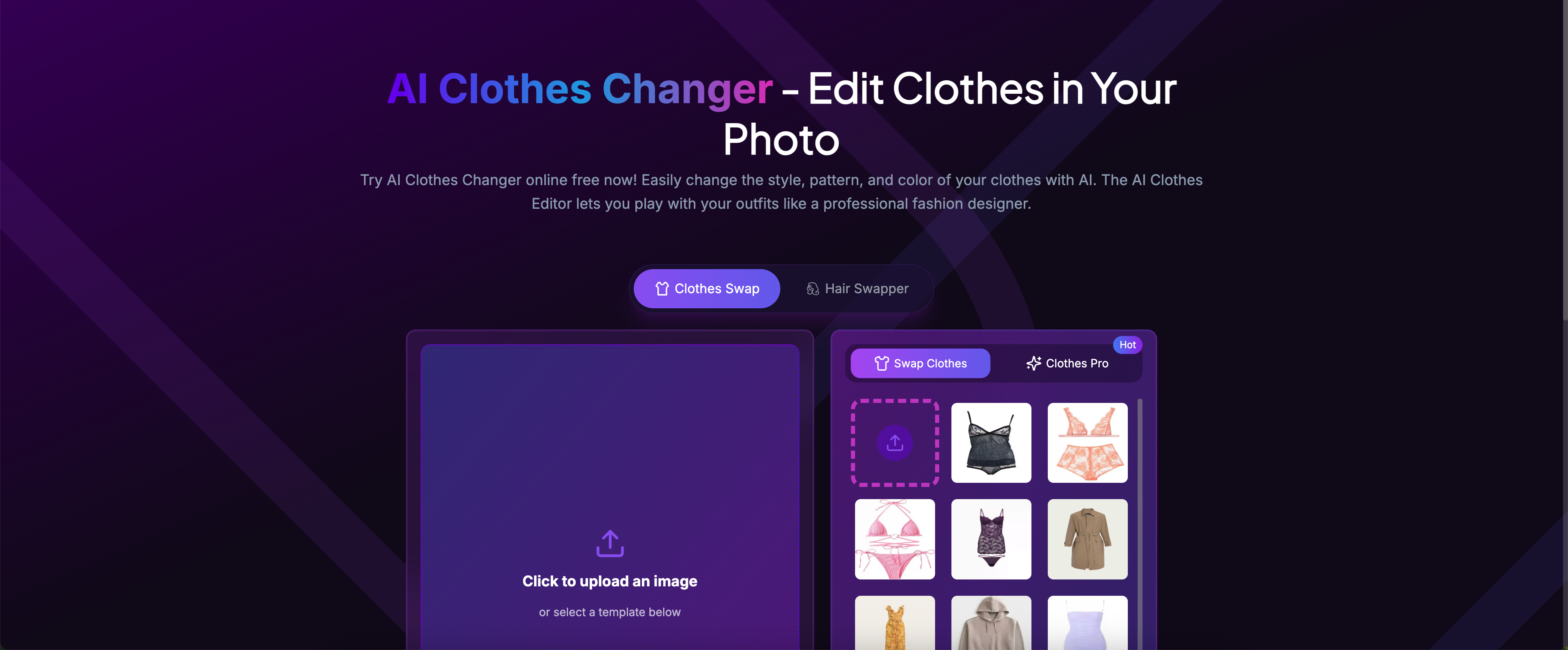 Free AI Clothes Changer: Change Clothes in Photos