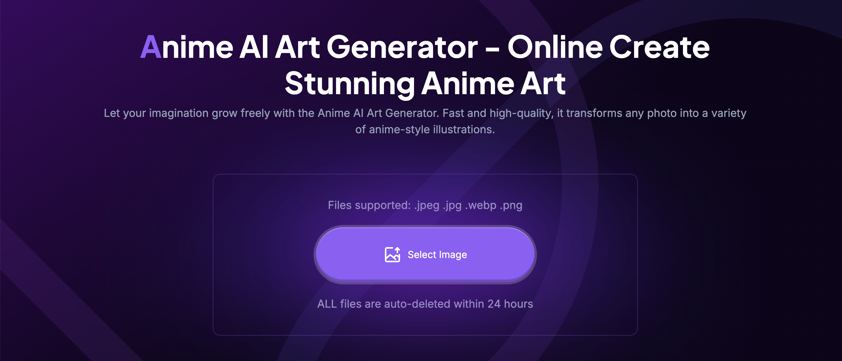 Anime AI Generator - Biến ảnh thành nghệ thuật Anime