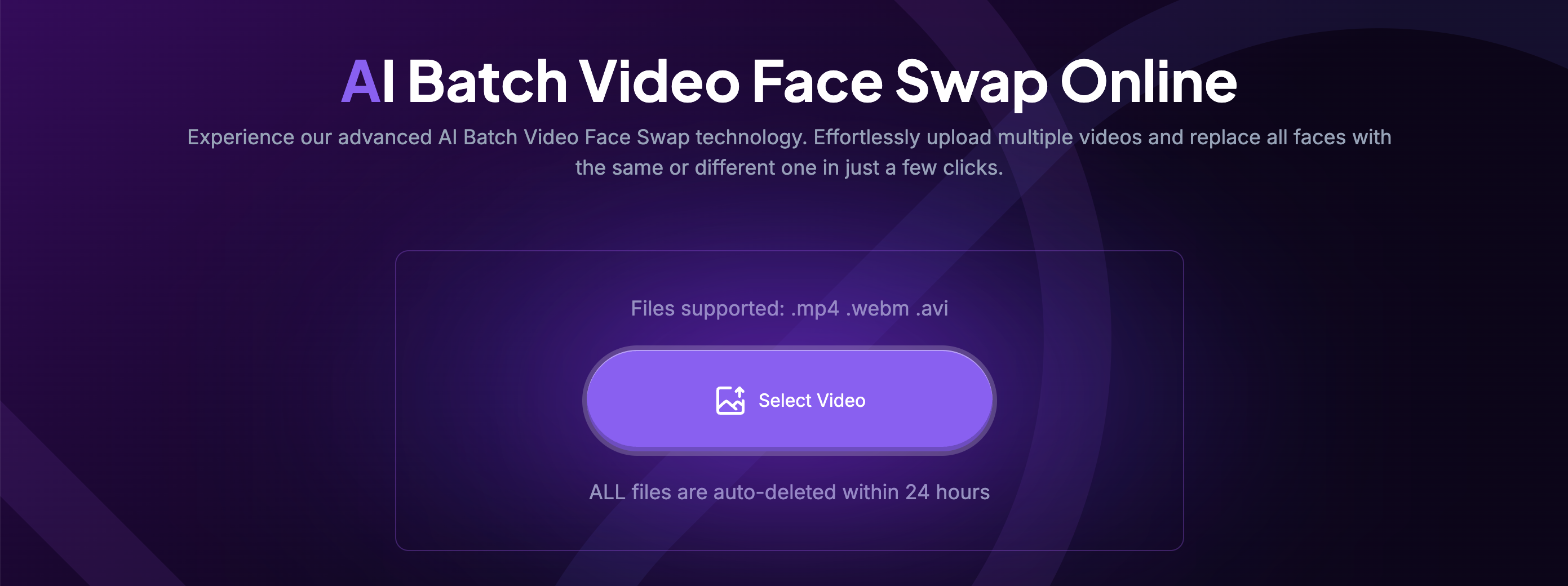 Batch Video Gezichtswissel Online: Gezichten vervangen in meerdere video's