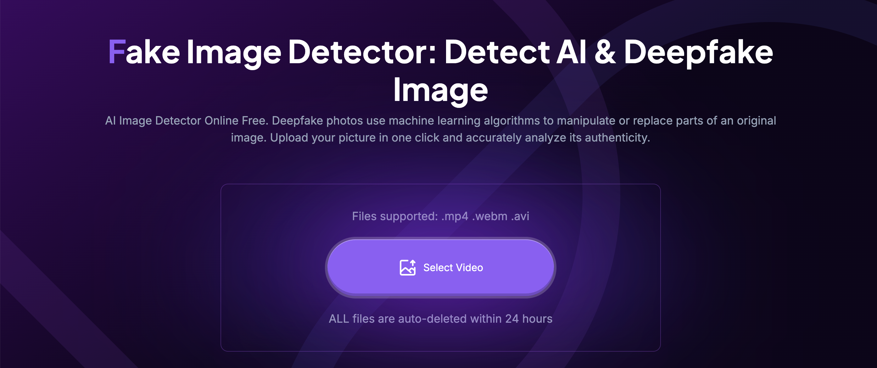 Fake Image Detector Detect Ai And Deepfake Image