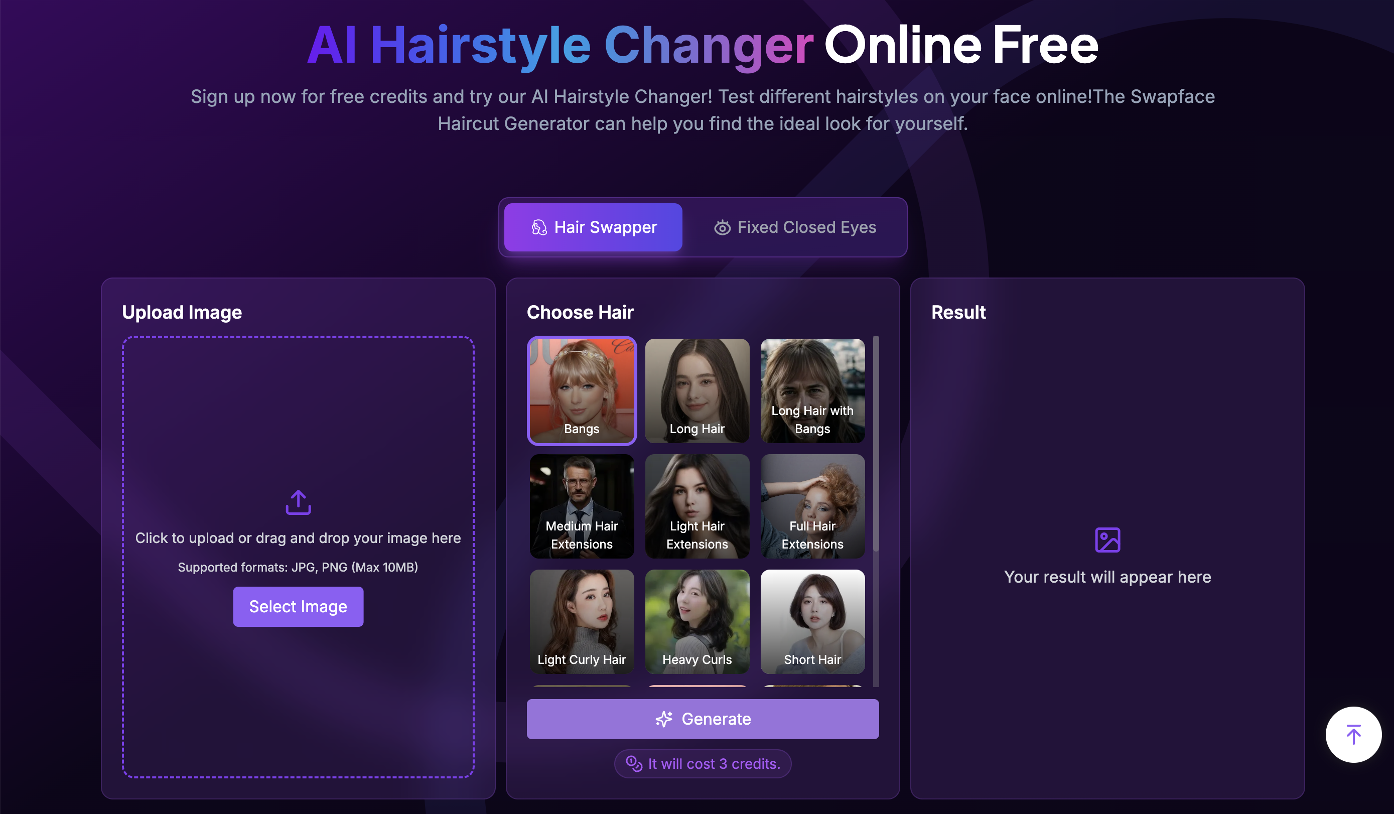 AI Hairstyle Changer: Try On Different Haircuts Virtually